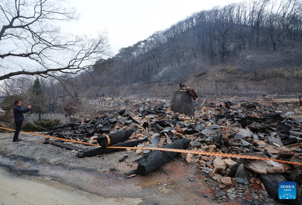 Death toll rises to 26 in S. Korea's worst-ever wildfires - Global Times