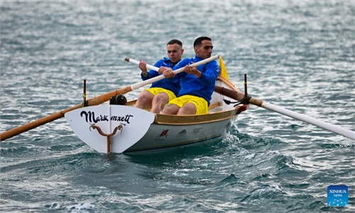 People take part in traditional rowing to celebrate Freedom Day in ...