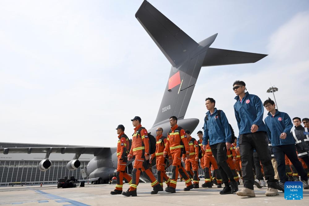 Chinese rescue teams arrive in Beijing from Myanmar - Global Times