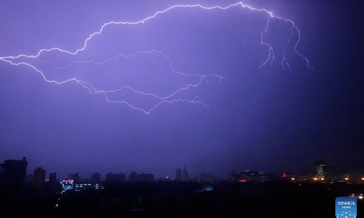 Parts of Beijing see strong winds, thunderstorms - Global Times