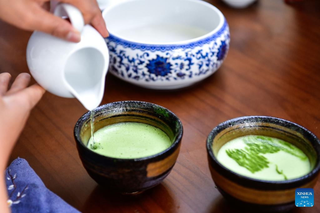 Matcha industry thriving in Jiangkou County, SW China - Global Times