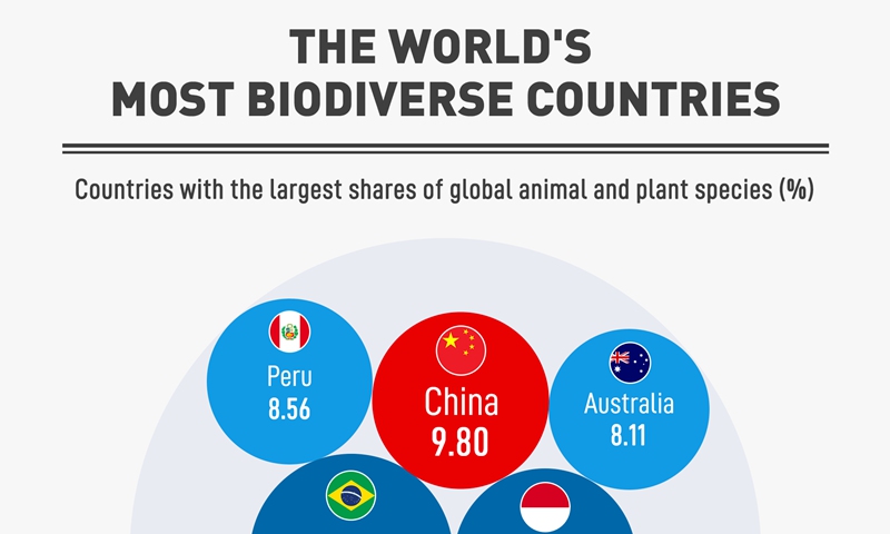 The world's most biodiverse countries - Global Times