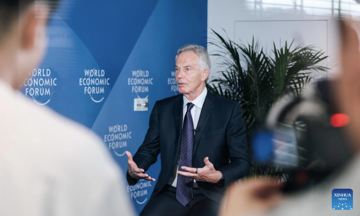Understand China and stay engaged with China: Tony Blair - Global Times