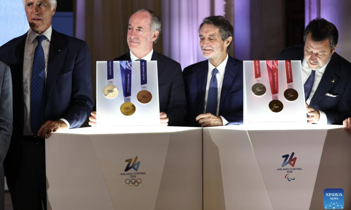 Medals for Milano Cortina 2026 Paralympic Winter Games unveiled ...