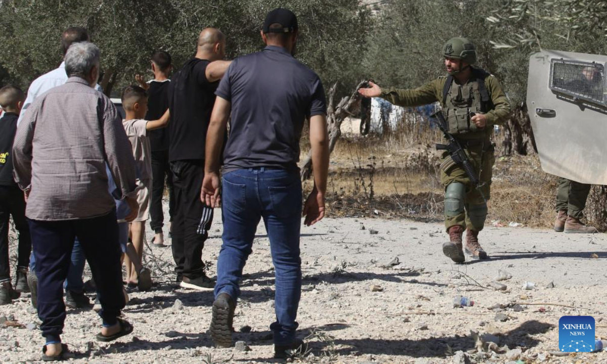 Members of Israeli forces carry out operation in Qabatiya town, West ...