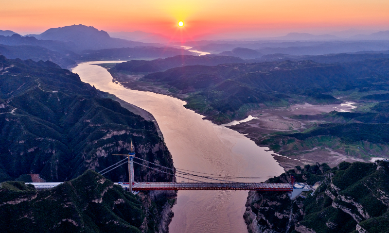 Bridge over Yellow River - Global Times