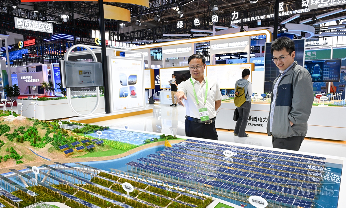 Exploring the green energy chain exhibition zone at 3rd CISCE - Global ...