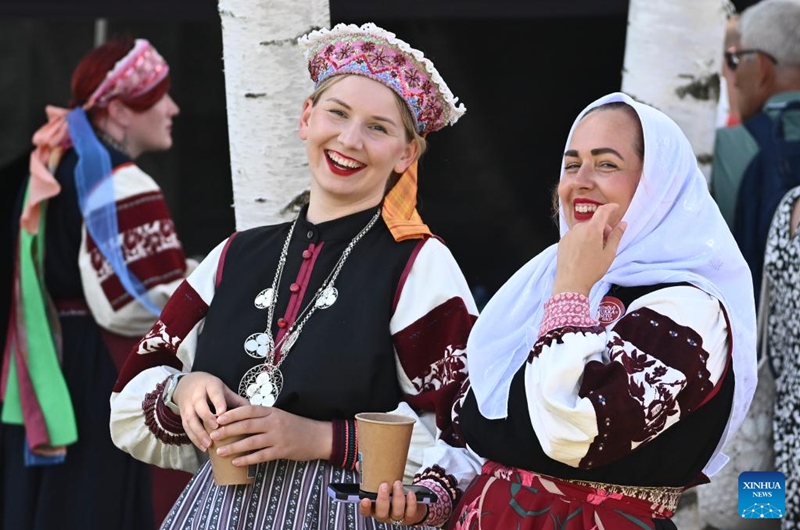 Seto Kingdom celebration held in Saatse village of Setomaa county ...