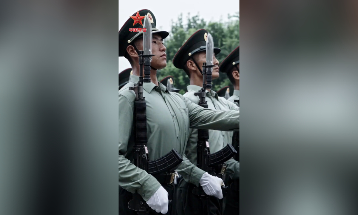 PLA soldiers pay tribute to troops’ heroic legacies in China's V-Day ...