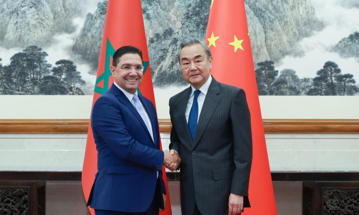 Chinese FM holds talks with Moroccan counterpart - Global Times