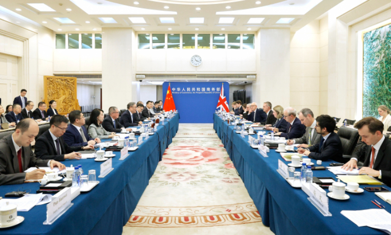 China, UK commerce ministers meet, vowing to uphold multilateral trading system - Global Times