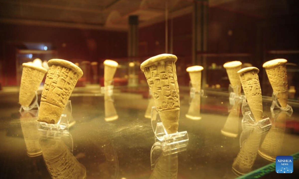 Exhibits at Basra Cultural Museum in Iraq - Global Times