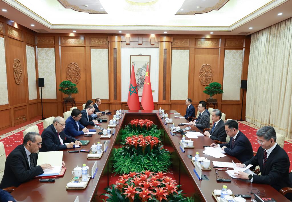 Chinese FM holds talks with Moroccan counterpart - Global Times