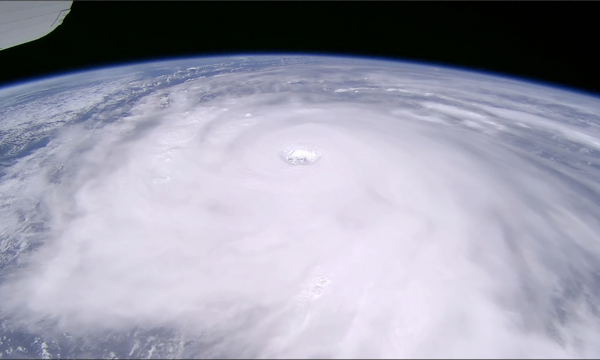 International Space Station captures footage of Typhoon Ragasa, year's ...