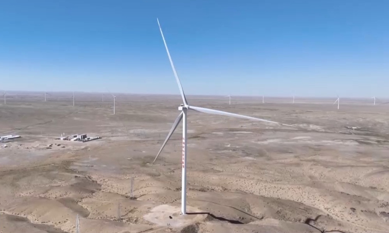 China's largest land-based wind farm becomes operational in Inner ...