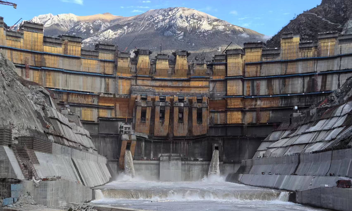 China’s tallest double curvature arch dam under construction - Global Times