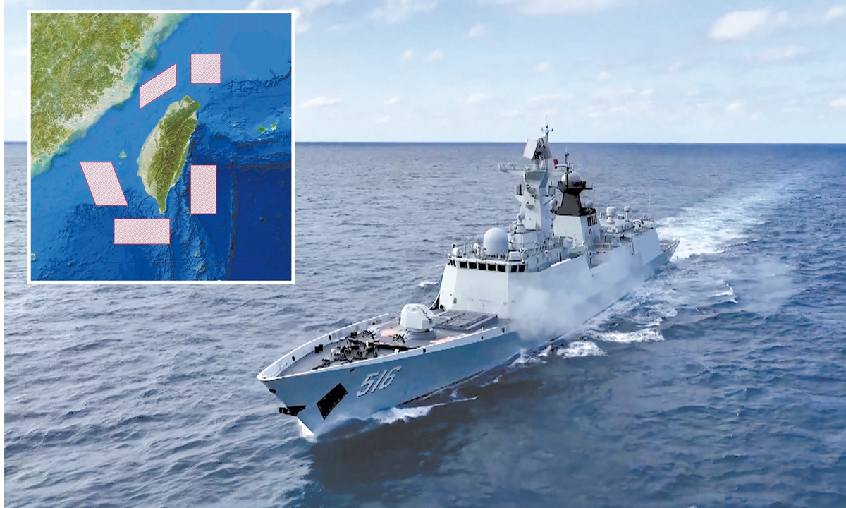 PLA Eastern Theater Command conducts joint drills around Taiwan ...