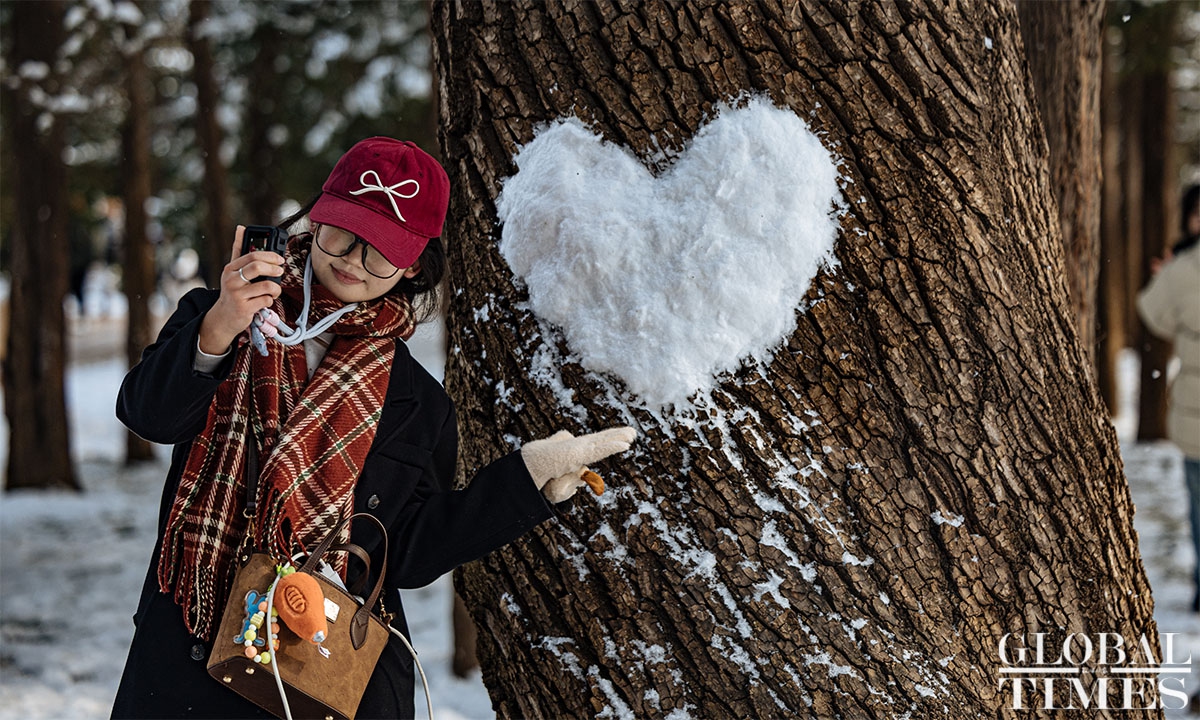 Beijing's first snow of 2026 turns Summer Palace into winter wonderland ...