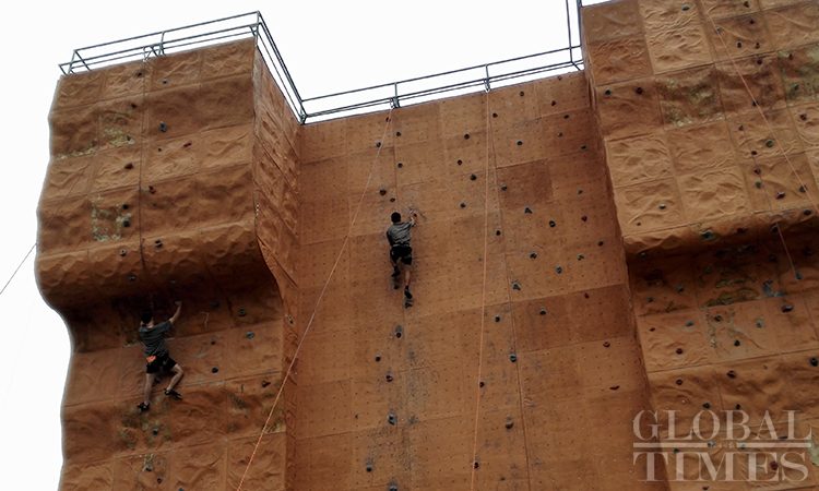 Climb, crawl and lunge: Cadets drill at the Academy of Armored Forces ...